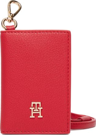 Tommy Hilfiger Kreditkartenetui Tommy Hilfiger Th Icon Cc Holder W/Strap AW0AW18480 Rot