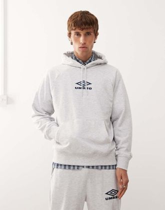 Umbro Sweat &agrave; capuche &agrave; logo iconique - Gris
