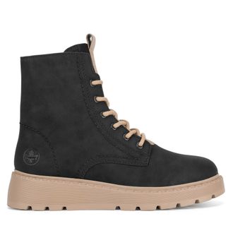 Rieker Schn&uuml;rschuhe Rieker 70404-00 Schwarz