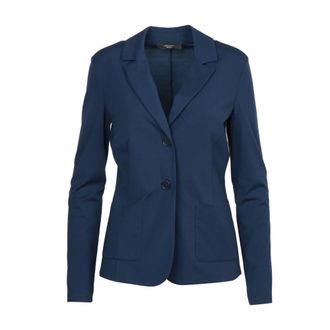 Max Mara Chic Monopetto Jacket - - Jackets - Damen - Blau - L
