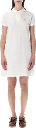 Polo Ralph Lauren Femme, Robes, Blanc, Taille: 40 FR Lcy Short Sleeve Casual Dress
