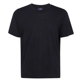 Barba Rundhals T-Shirt - - Tops - Herren - Schwarzk - 2XL