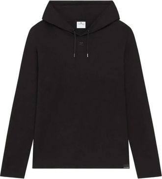 Courrèges Damen, Sweatshirts & Hoodies, Schwarzk, SGröße