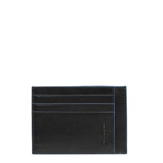 Piquadro Schmaler Kartenhalter Herren im Taschenformat aus Leder mit RFID-Schutz - - Accessories - Herren - Schwarzk - ONE SIZE
