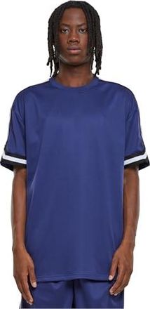 Urban Classics T- Shirt en Maille &agrave; Rayures surdimensionn&eacute;es, Bleu fonc&eacute;, S Homme