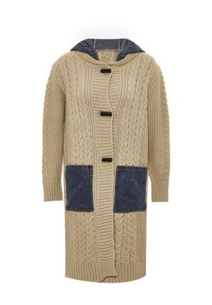 Risa Strickjacke Damen Beige