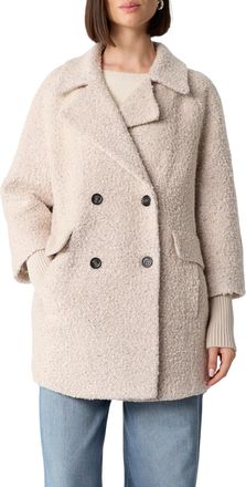 Comma Boucl&eacute;-Jacke mit Reverskragen