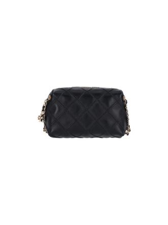Tory Burch Tory Burch Hobo Bags - Fleming Shoulder Bag, In Black Lambskin - Gr. unisize - in Schwarz - f&uuml;r Damen