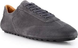 HUGO BOSS Herren Sneaker grau Veloursleder