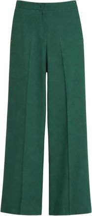 iBlues Femme, Pantalons, Vert, Taille: 40 FR Wide Pantalons