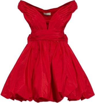Blumarine Draped Dress - - Dresses - Damen - Rot - XS