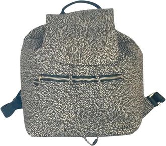 Borbonese Femme, Sacs, Beige, Taille: ONE Size Eco Line Zaino Medium