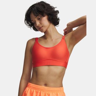 Under Armour Infinity 2.0 Mid Sport-BH f&uuml;r Damen Fuchsia Dusk / dunkles Kastanienbraun XL D-DD