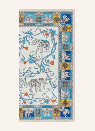 Roeckl Seidentuch Lucky Elephant blau