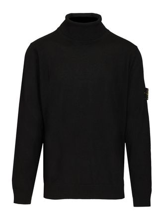 Stone Island Pull Col Rond - Noir