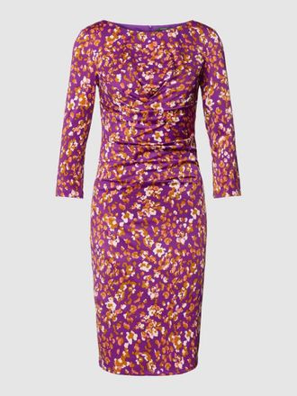 Montego Knielanges Kleid mit Allover-Muster