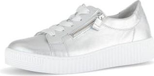 Gabor Baskets basses pour femme, Argent 61, 38.5 EU