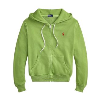 Polo Ralph Lauren Femme, Sweatshirts et sweats &agrave; capuche, Vert, Taille: 36 FR Knit Full