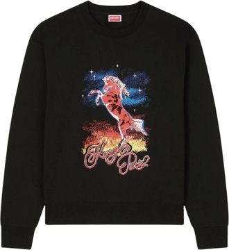 Kenzo Homme, Sweatshirts et sweats &agrave; capuche, Noir, Taille: L SweaT-shirt Lunar New Year
