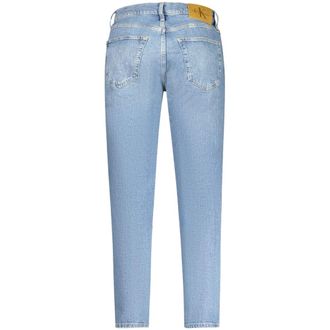 Calvin Klein Washed Cotton Dad Jeans - Blue