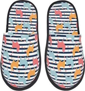 Generic Pantoufles De Voyage Lama Color&eacute; Unisexe Pantoufles En Feutre Portative Hiver Chausson Pour Homme Voyage H&ocirc;tel M