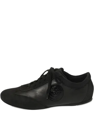 Versace baskets à motif Medusa Head - Noir