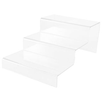 NUOBESTY OSALADI Dreischichtiges Acryl Schuhregal f&uuml;r High Heels Transparentes Aufbewahrungs und Displayregal Multifunktionaler Schuhst&auml;nder f&uuml;r Wohnzimmer und