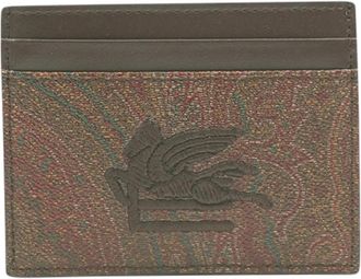Etro Homme, Accessoires, Brun, Taille: ONE Size Porte-cartes Paisley