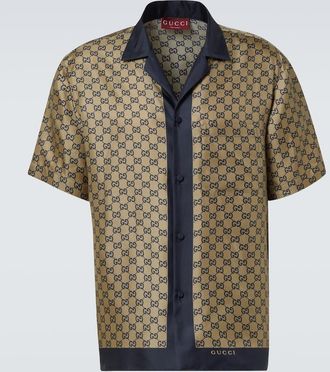 Gucci Hemd GG aus Seide