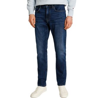 Tommy Hilfiger Herren Straight Denton Jeans Washes Gerade, Denim (Dark Blue), 40W / 32L