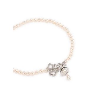 Vivienne Westwood Collier naud en laiton et perle