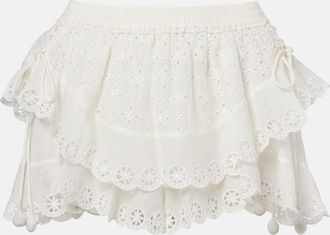 Isabel Marant Short Neis en coton et soie