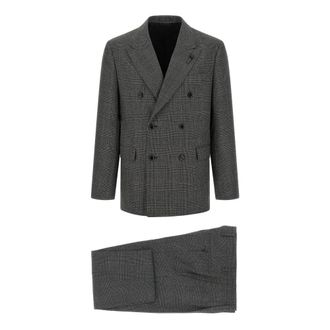 Lardini Feeling Zweireihiger Anzug - - Suits - Herren - Grau - XL