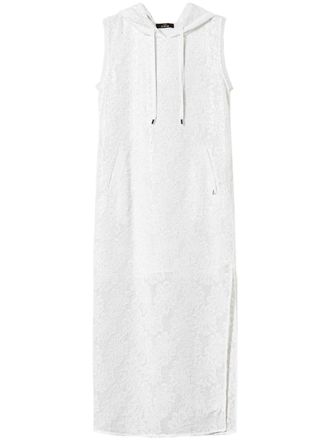 Twin-Set robe à sequins - Blanc