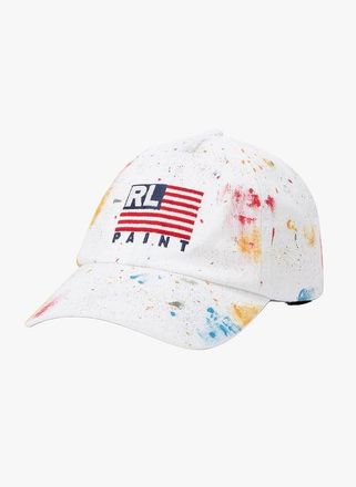 Polo Ralph Lauren Baumwolldruckkappe - Weiß