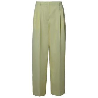 Jil Sander Wide Hosen - - Trousers - Damen - Gr&uuml;n - S
