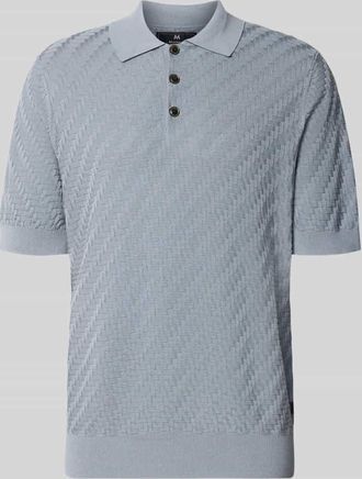 Matinique Regular Fit Poloshirt aus reiner Baumwolle in Strick-Optik