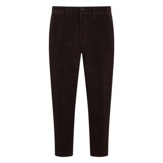 Nine In The Morning Pantalon fusel&eacute; en velours c&ocirc;tel&eacute; - Homme - Pantalons - Brun - Taille: W33