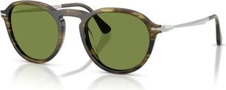 Persol unisex, Accessoires, Vert, Taille: 51 MM Po3383S 12374E Lunettes de soleil