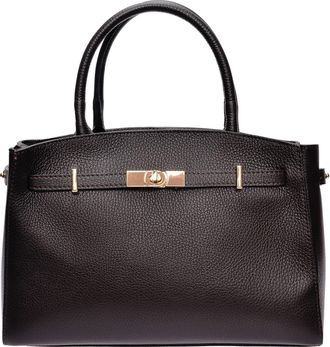 Isabella Rhea Kastanienbraun Rindsledertasche