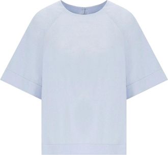 Max Mara Femme, Blouses et Chemises, Bleu, Taille: 38 FR Blouse Ridente
