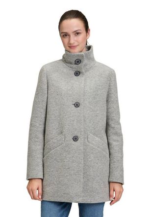AMBER & JUNE Kurzjacke Damen mit Stehkragen