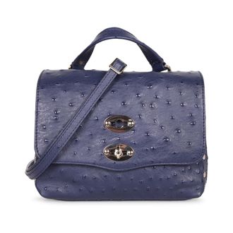 Zanellato Femme, Sacs, Bleu, Taille: ONE Size Postina Cactus Handbag