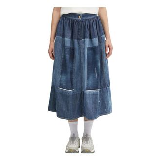 Visvim Femme, Jupes, Bleu, Taille: 38 FR Midi Skirts