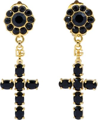 Dolce & Gabbana Ohrringe - Bijoux Black Jewelry With Polished Finish - Gr. unisize - in Mehrfarbig - f&uuml;r Damen