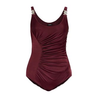 Versace Body mit dekorativen Drapierungen - - Tops - Damen - Rot - XS