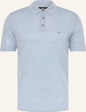 Fynch-Hatton Fynch-Hatton Strick-Poloshirt blau
