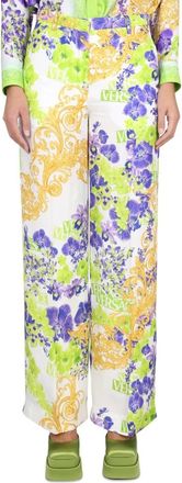 Versace Femme, Pantalons, Multicolore, Taille: 36 FR Wide Pantalons