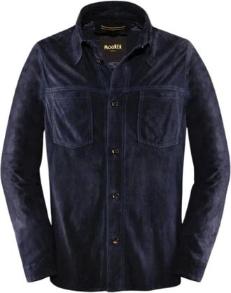 Moorer Homme, Vestes, Bleu, Taille: M Bobbio Urg Jacket