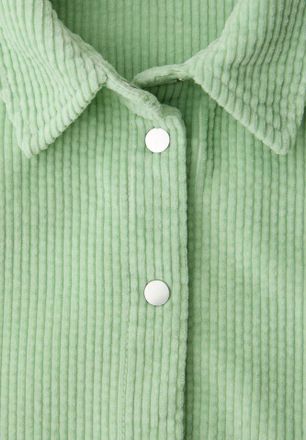 Street One Langarmbluse QR Corduroy shirtcollar blouse